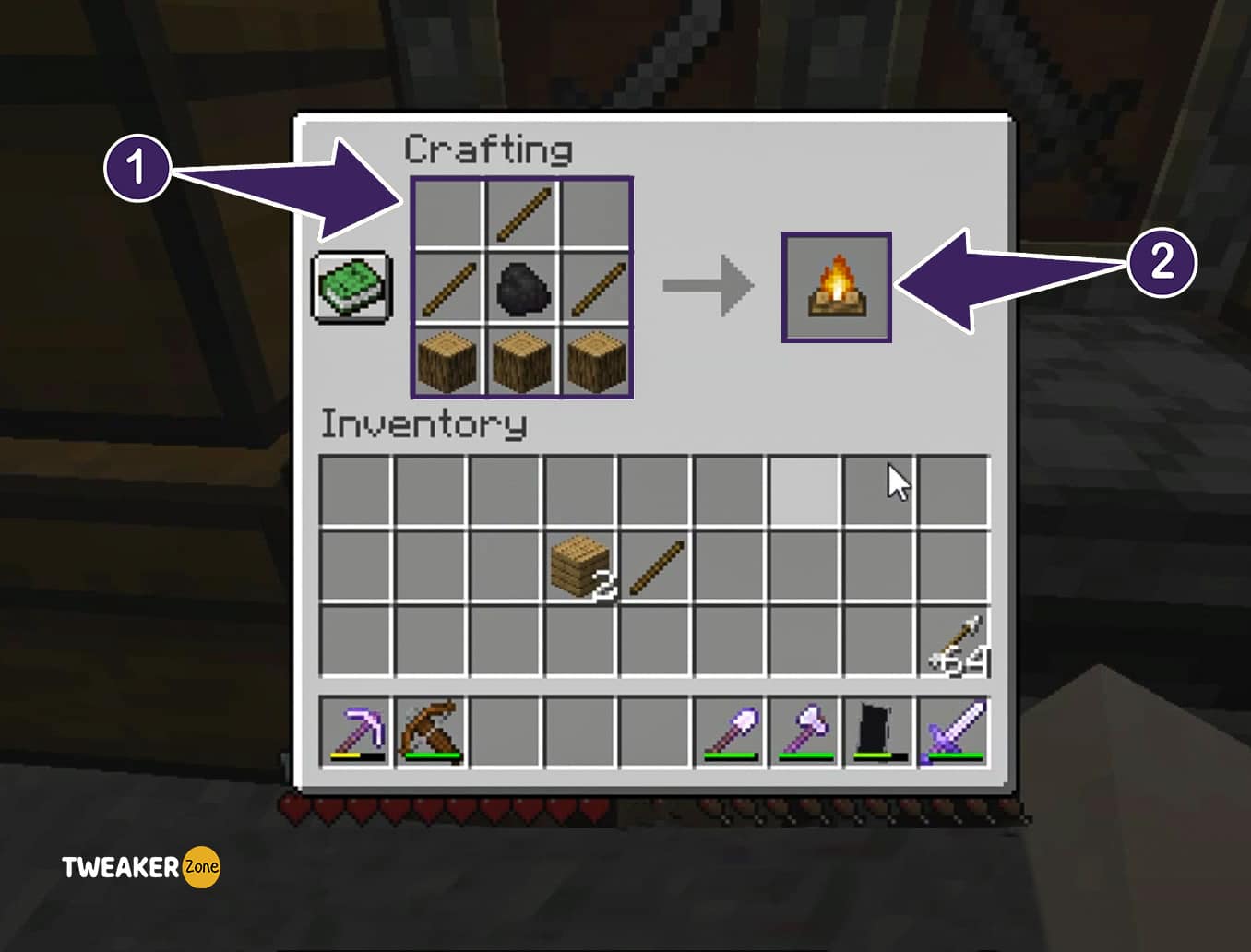 How to Make a Campfire in Minecraft: Things To Know - Tweakerzone