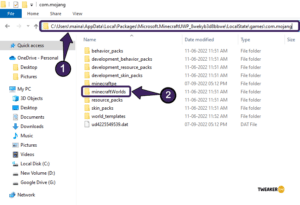 How To Find Minecraft Windows 10 Edition Folder? 2 Ways - Tweakerzone